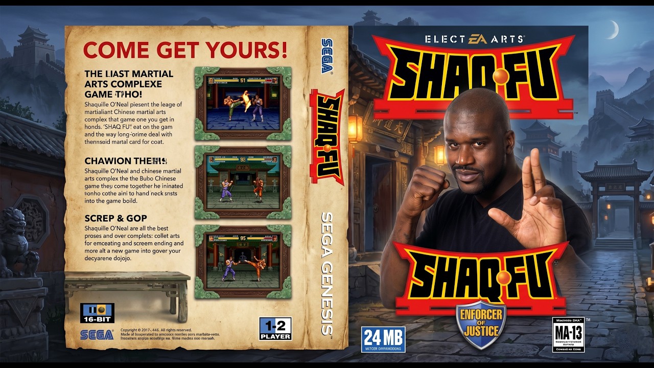 SHAQ FU: The Craziest Retro Game Ever Made? (Starring SHAQUILLE O’NEAL ...