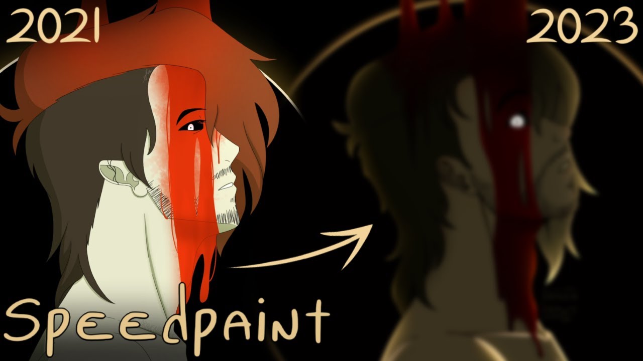 Bleeding Eclipse | Original Character Speedpaint Redraw - YouTube
