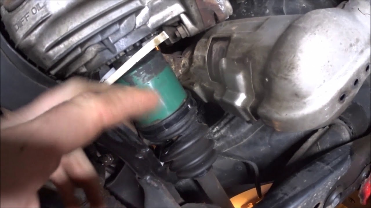 subaru wrx cv boot install with out axel removal - YouTube