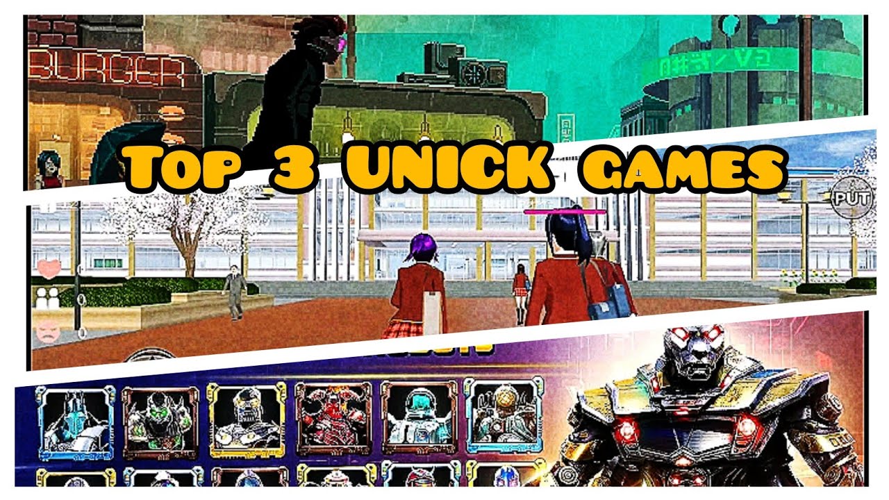 top 3 High graphics unick games name - YouTube