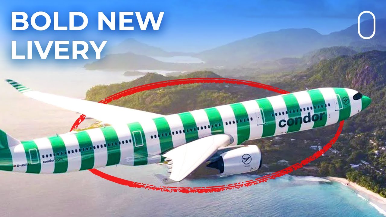 Bold: Condor Breaks The Mold With Its Colorful New Livery - YouTube