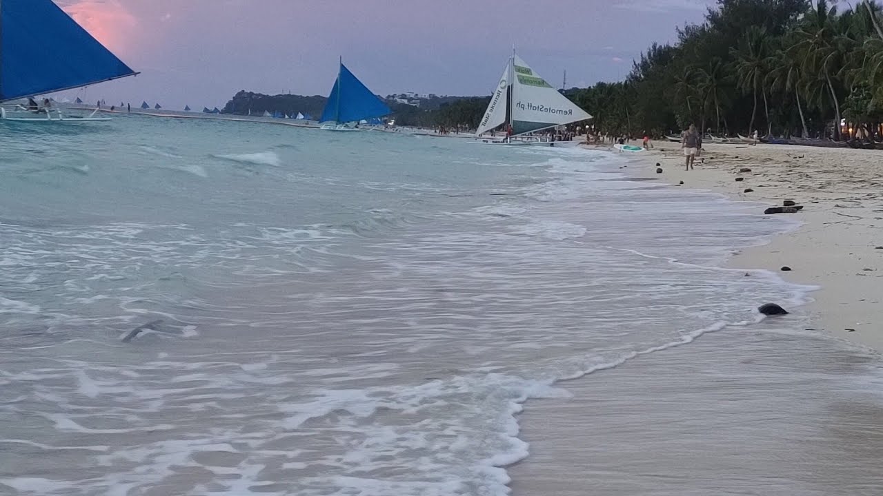 Boracay island Activities back beach Scuba diving Front Beach Paraw ...