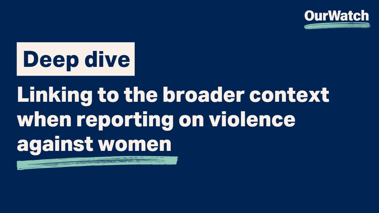 Media Deep Dives: Linking to the broader context when reporting on ...