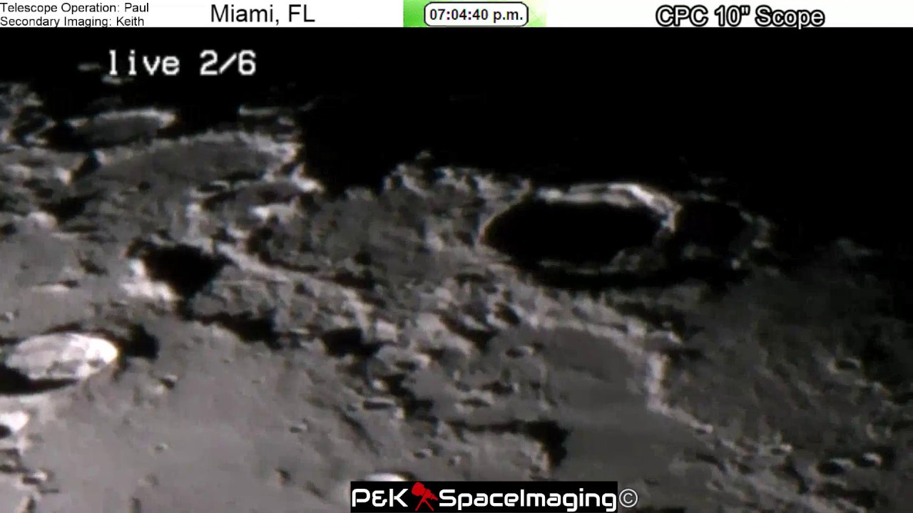 The Moon: Live Stream: 2-6-17 (80.1% Illuminated) - YouTube