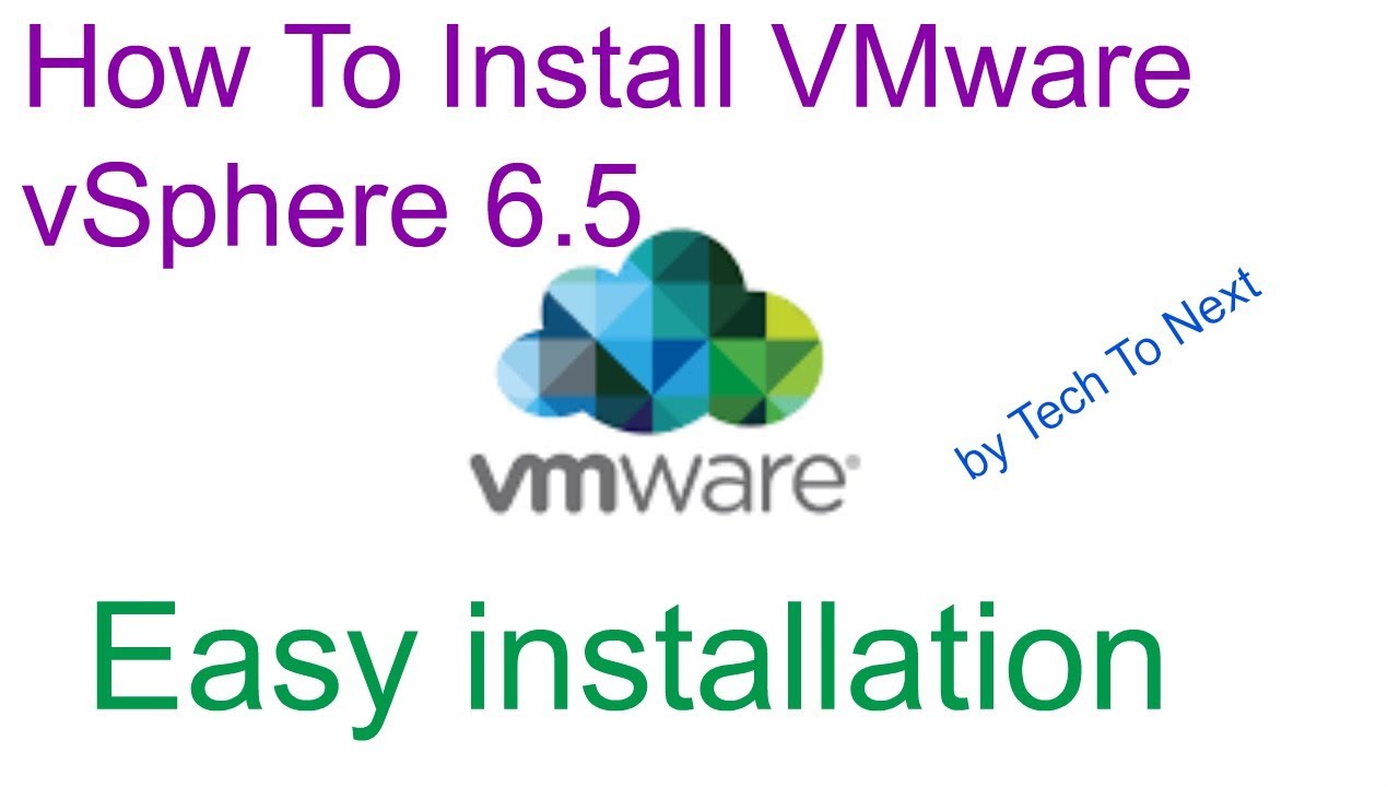 How To Install VMware vSphere 6.5 | VMware Esxi 6.5 installation - YouTube