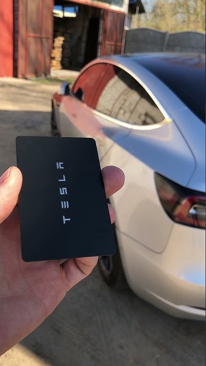 Карточка Ключ от Tesla Model 3 Key Card Shorts Тесла Модель 3 Youtube