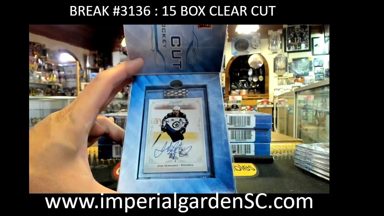 BREAK #3136 : 15 BOX 20-21 #upperdeck CLEAR CUT #nhl HOCKEY BOX CASE BREAK - YouTube