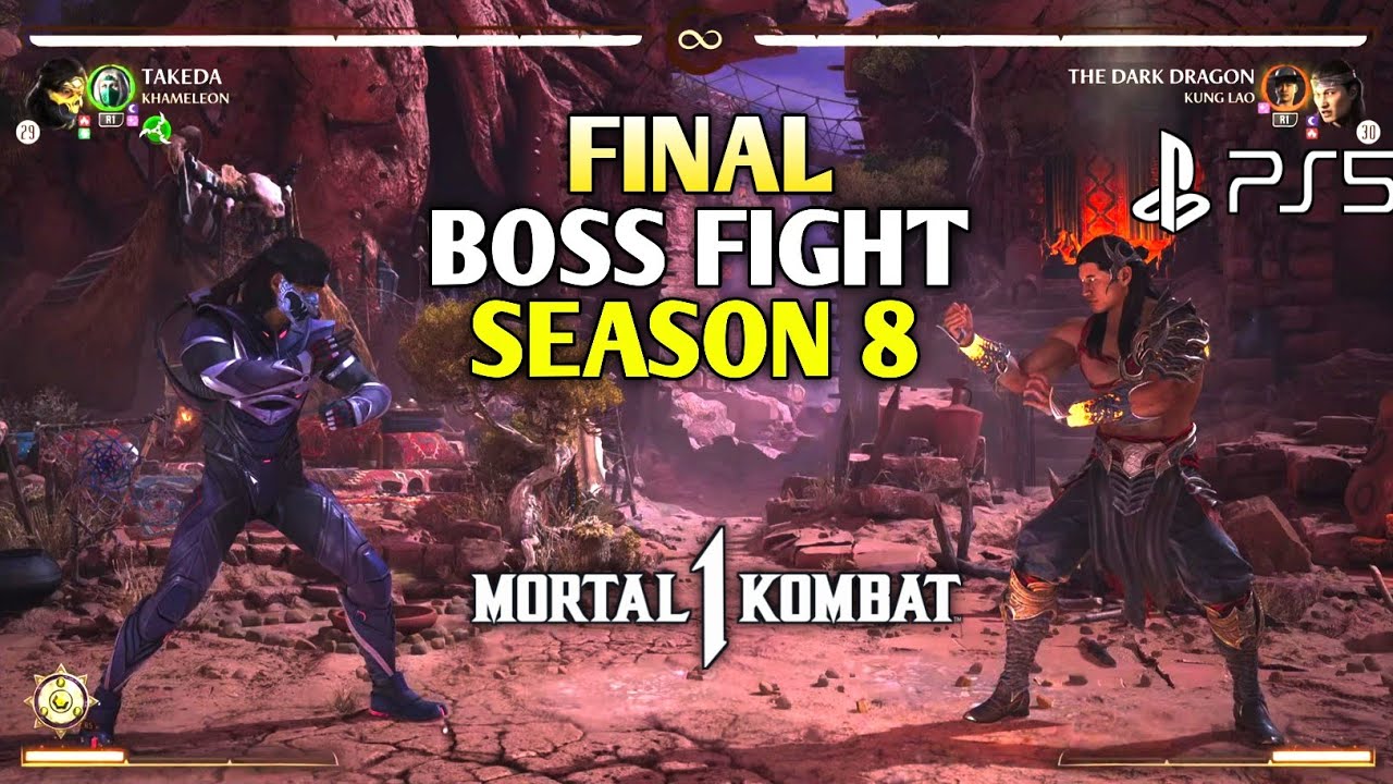 Takeda Vs The Dark Dragon MORTAL KOMBAT 1 Final Boss Fight MK1 Takeda ...