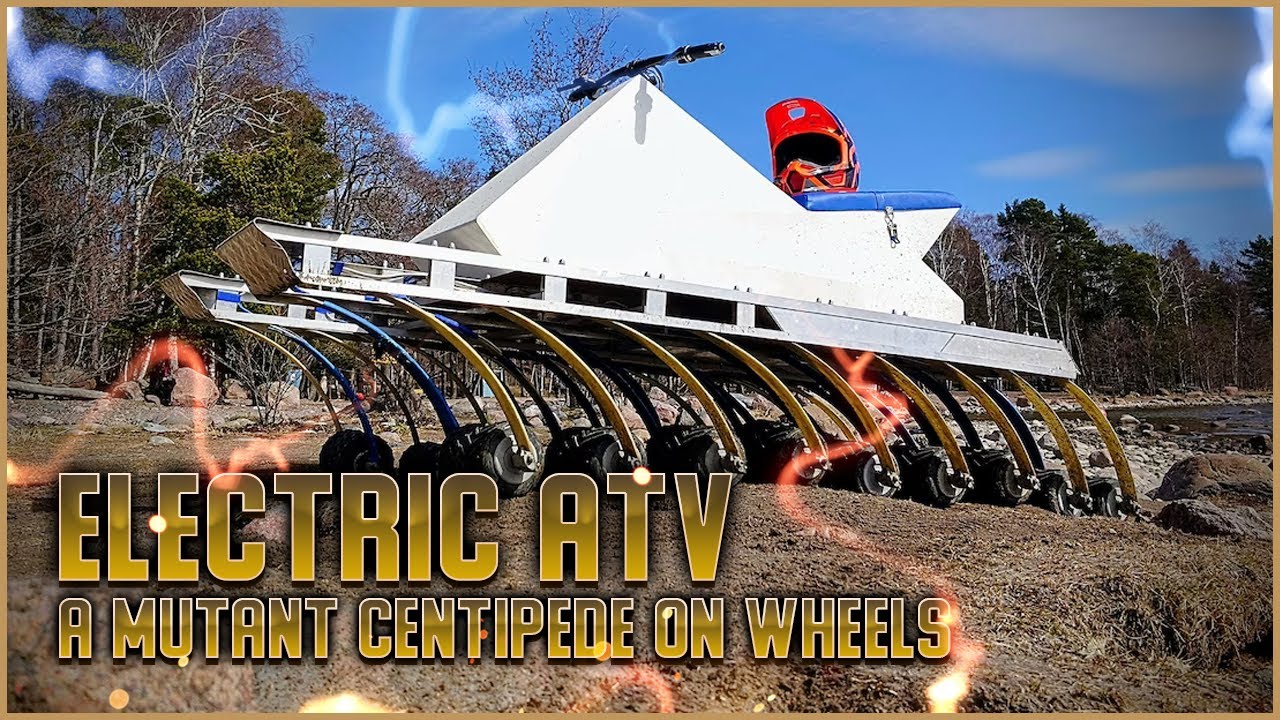 Electric ATV Has 18 Wheels: The Ultimate Off-Road Beast - YouTube