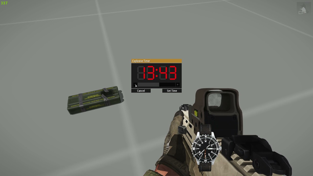 Arma 3 ace Clock timer test - YouTube