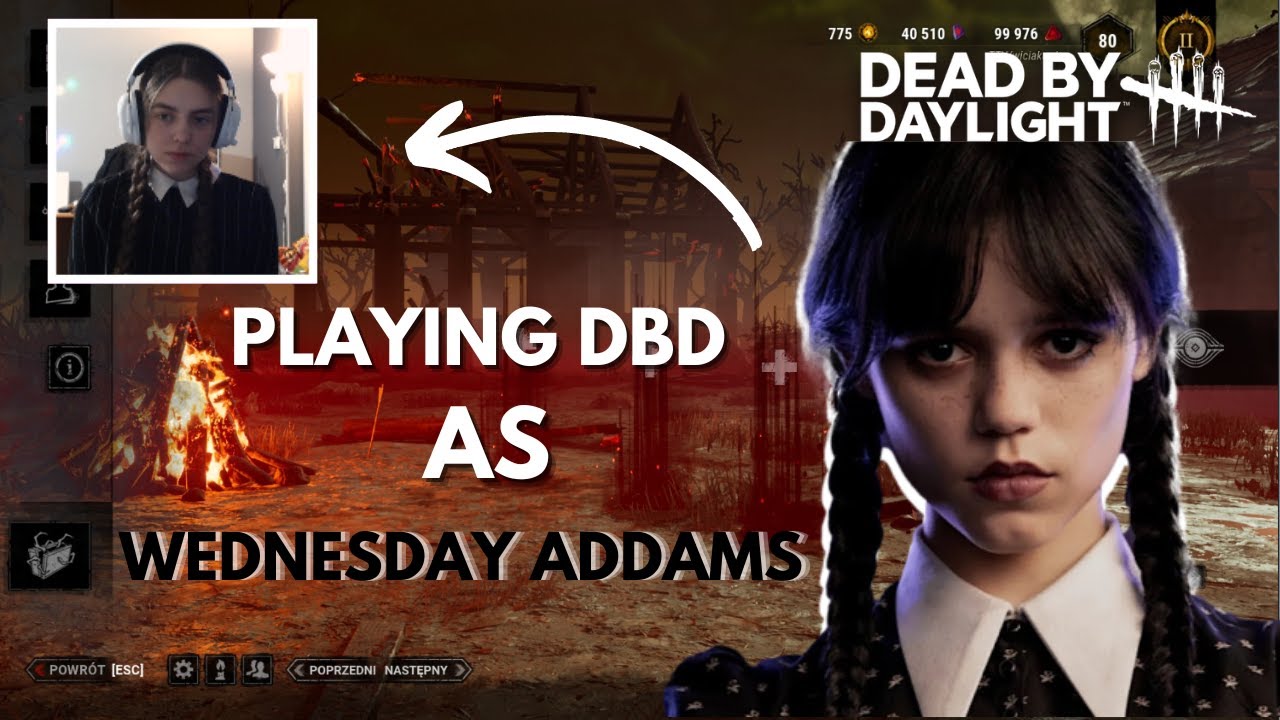 Wednesday Addams gra w DBD | Dead by Daylight - YouTube