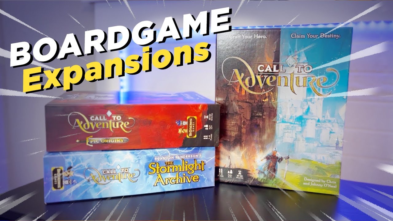 CALL TO ADVENTURE | Board Game & Expansions Overview - YouTube