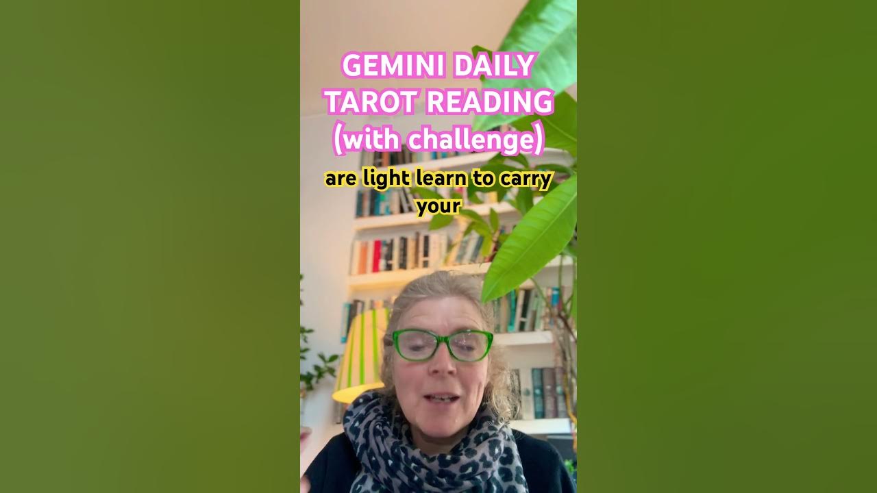 GEMINI DAILY TAROT READING day 5 of 7 daily challenges #geminitarot - YouTube