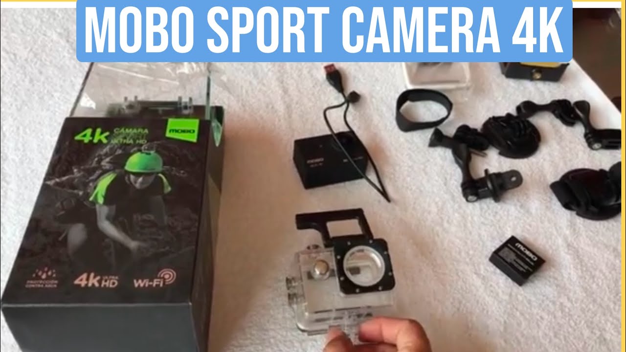 cómo usar MOBO SPORT CAMERA 4K - YouTube