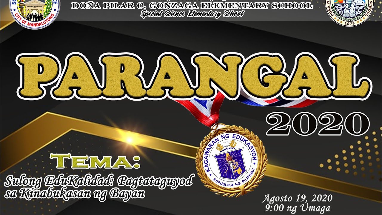 Parangal 2020||First Ever Virtual Recognition Ceremony - YouTube