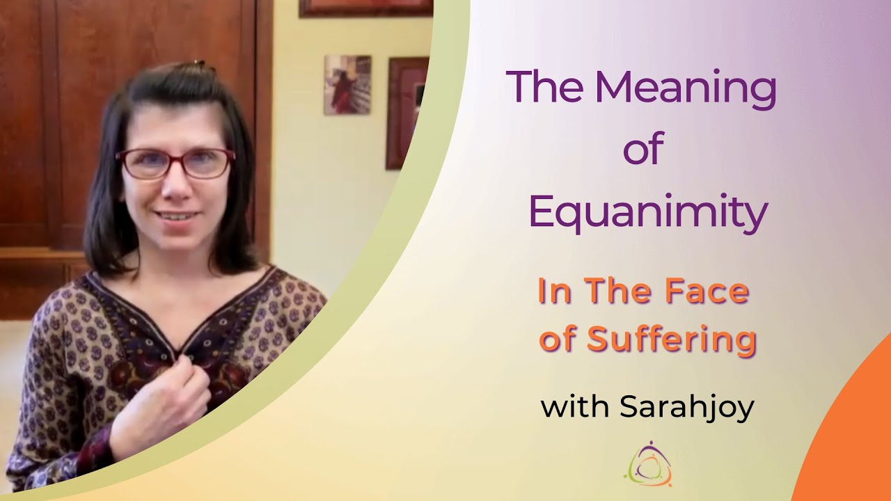 The Meaning of Equanimity | In The Face of Suffering - YouTube