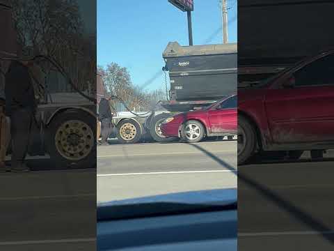 Trucks brakes are on Fire!! - YouTube