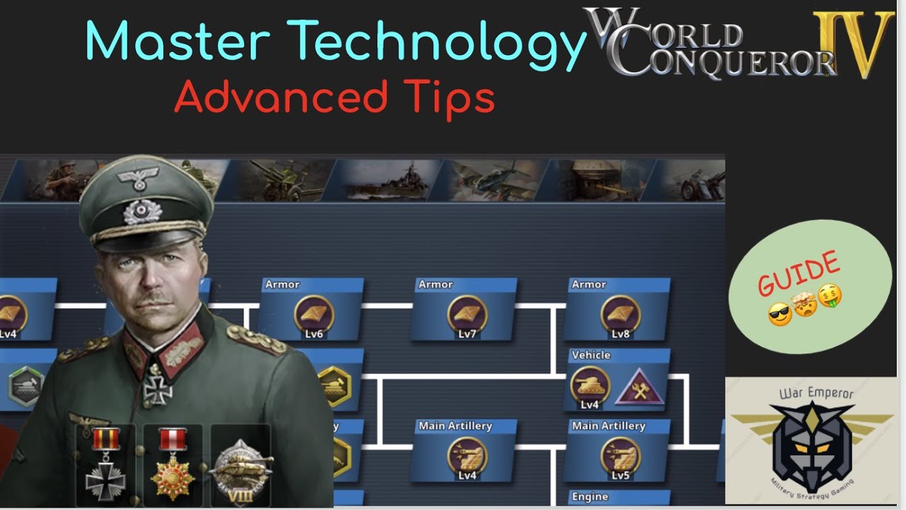 World Conqueror 4 (WC4) Guide, Master the Technology Tree - YouTube