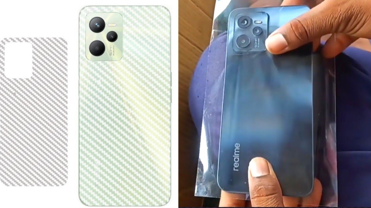 SCREENIX REALME C35 || BACK LAMINATION || REALME C35 Mobile Skin ...
