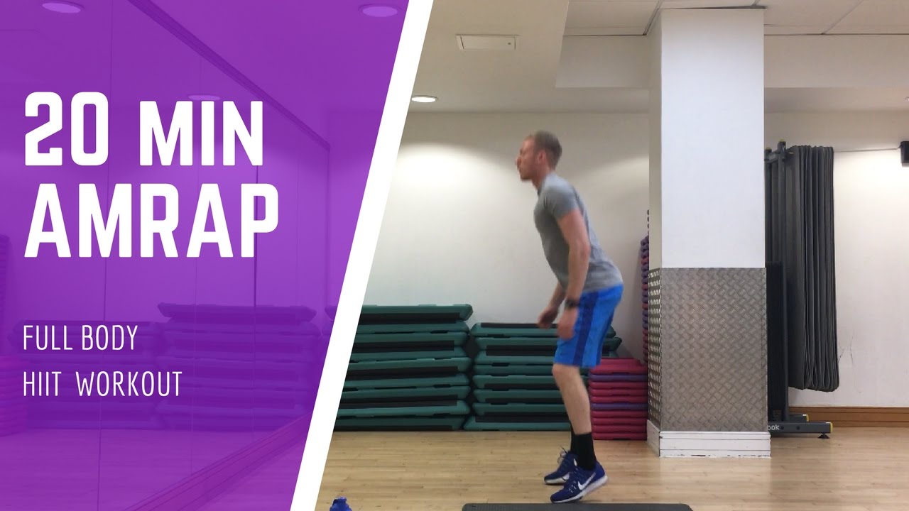 20 Min AMRAP HIIT Workout - YouTube
