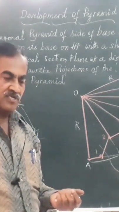 Development of Hexagonal Pyramid/ Engineering Drawing - YouTube