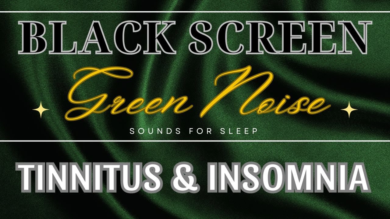 GREEN NOISE ★ Loud GREEN NOISE BLACK SCREEN 10 Hours Noise Blocker for ...
