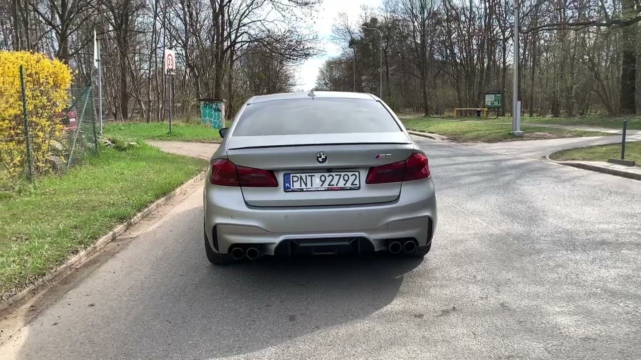 BMW M5 Competition | Racing downpipes & opf off & pop & bangs 💥 🔥 | BMG ...