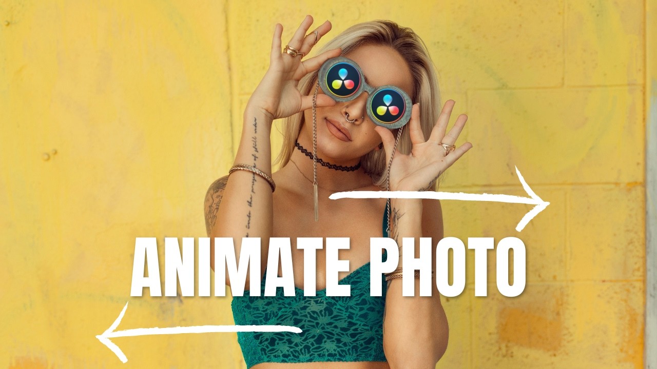 How To Animate Still Photos In DaVinci Resolve - YouTube