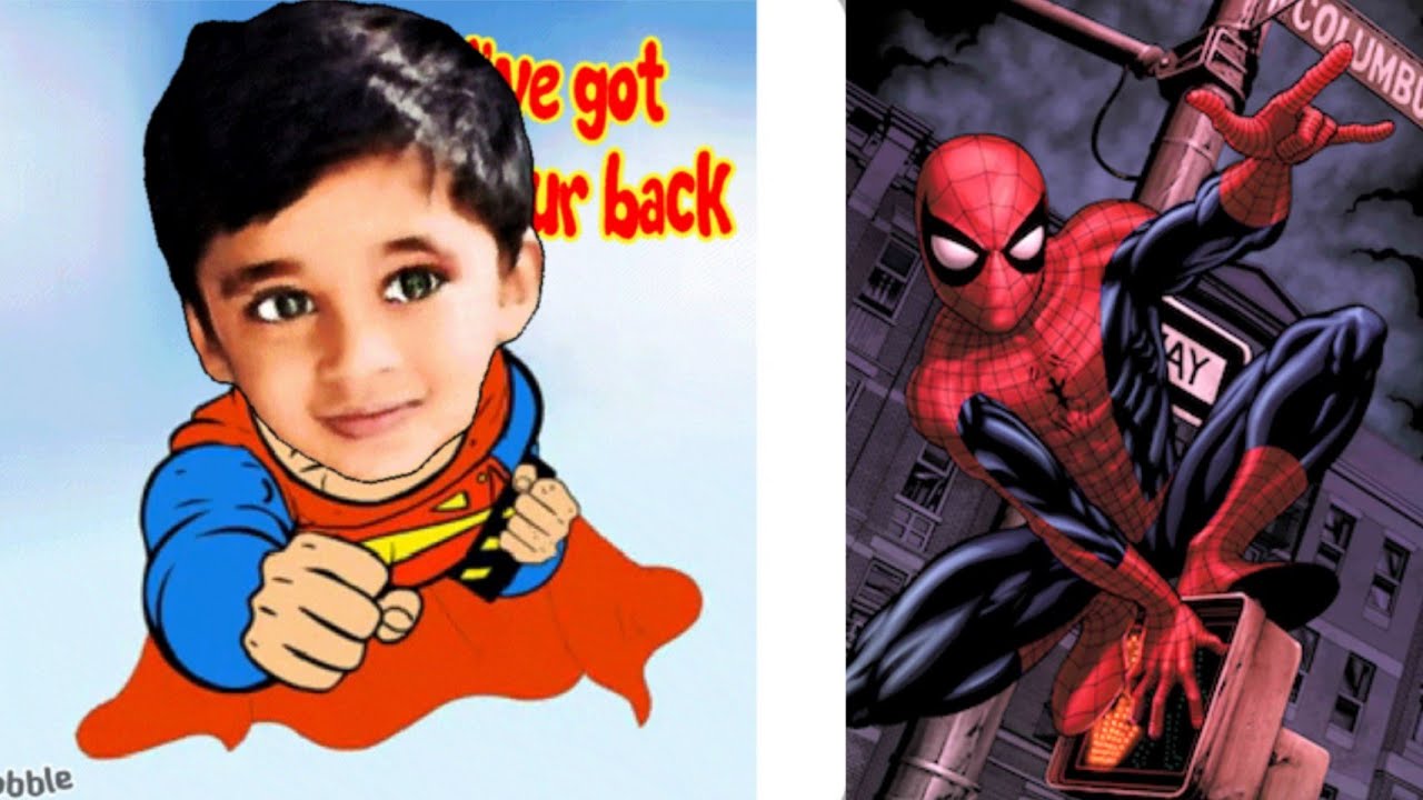 Chappu with Spiderman\\super man\\batman😍 - YouTube