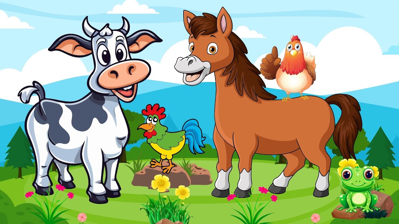 Apprendre le français |Les animaux de la ferme | Animals in French ...