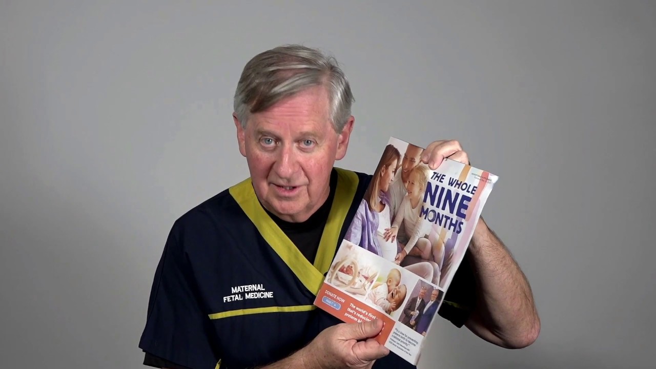 Prof John Newnham AM unveils the 2020 edition of The Whole Nine Months ...