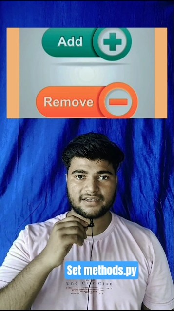 python set add() & remove() in 30 seconds ⚡ | code With Rohit....#pythonsets #shorts #ytshorts ...