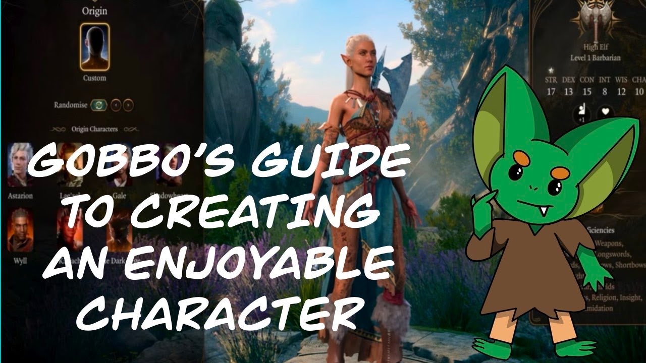 Gobbo's Guide to Making an Enjoyable Character - YouTube