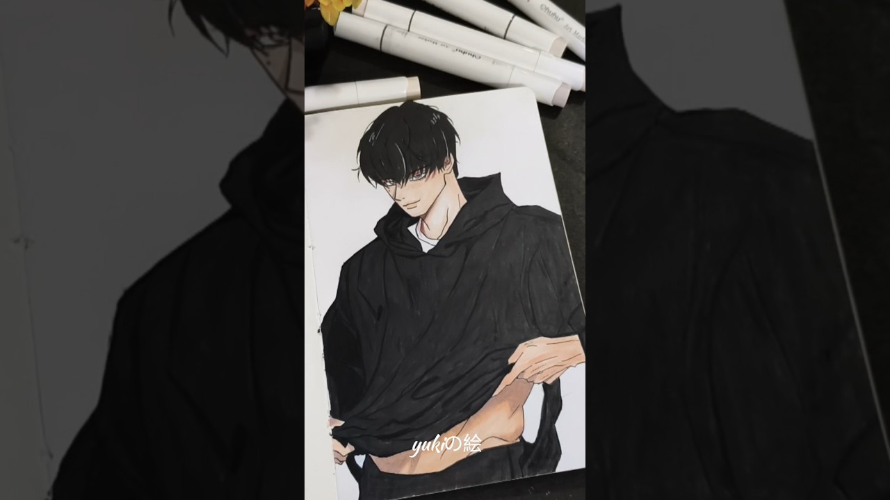 Drawing Beom Taeha💖 | from Tears on a Withered Flower | #shorts # ...