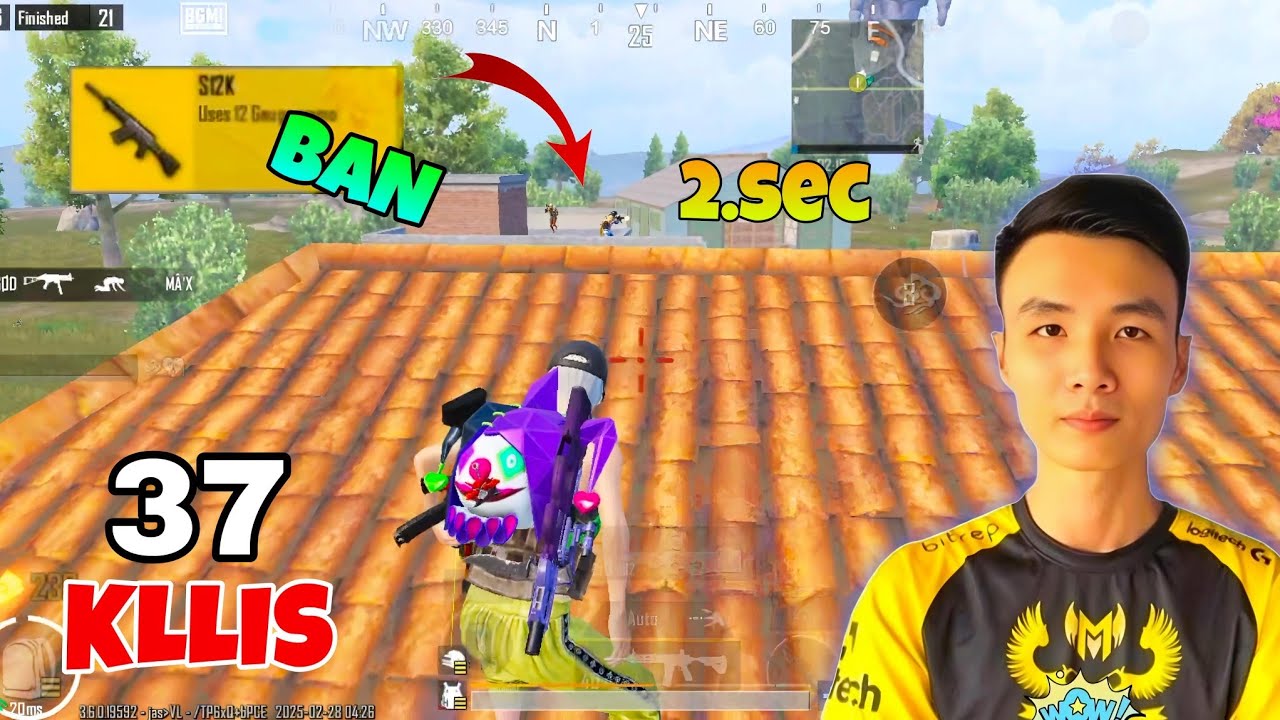 37 KLLIS SUDDEN ATTACK 😱 2.SEC 1VS4 🤯 BGMI GAMEPLAY SAMSUNG, A7,A8,J5 ...