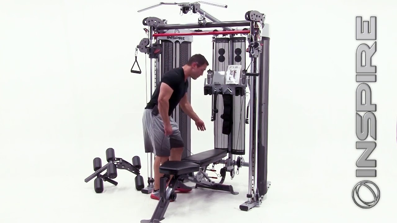 Inspire FT2 Leg Extension Leg Curl Demo Fred - YouTube