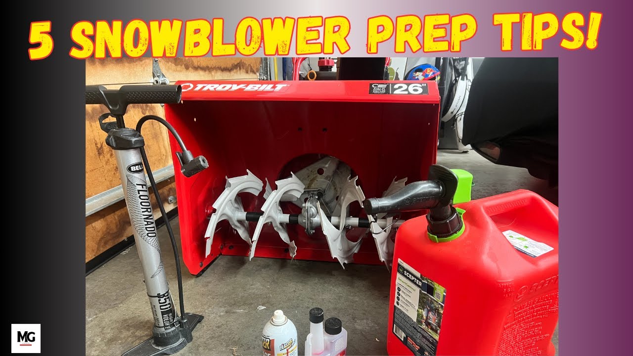 5 Easy Steps To Snowblower Prep: Don't Miss These Checks! - YouTube