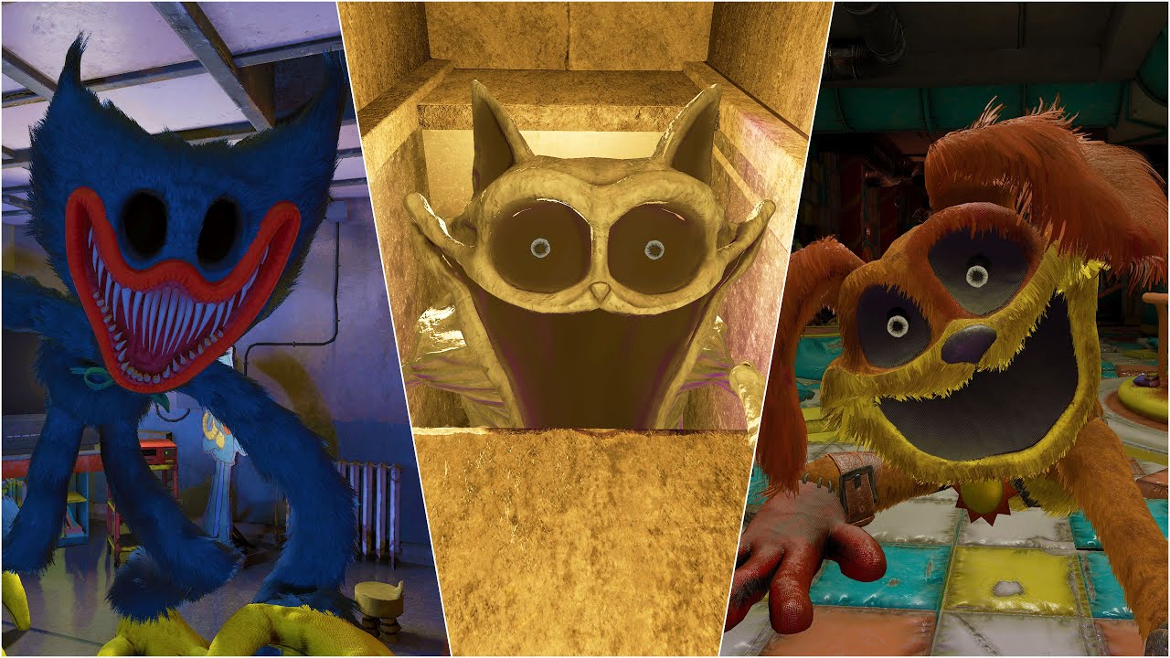 Poppy Playtime 3 All Monsters Evil Transformation 4K - YouTube