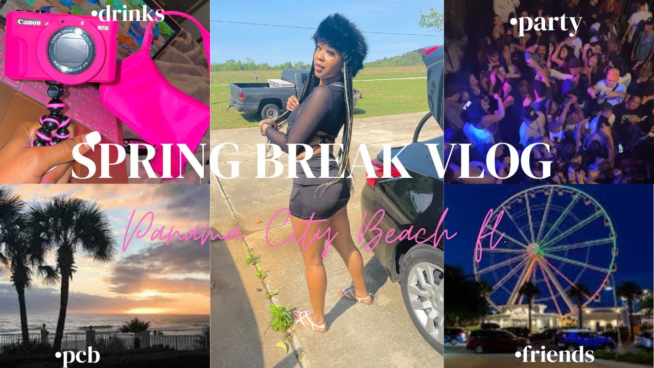 Spring break vlog | foam party | beach | pcb | Panama City Beach fl ...