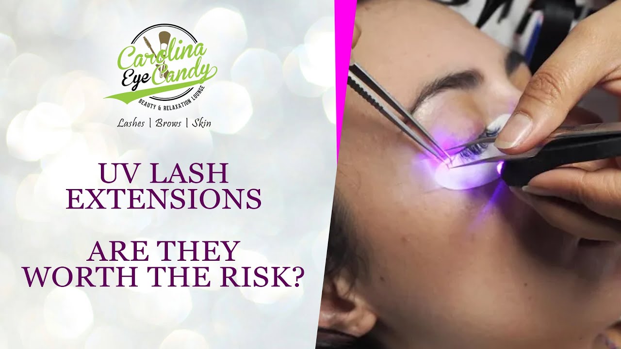 UV Lash Extensions | Are They Worth The Risks? | LED Eyelashes - YouTube