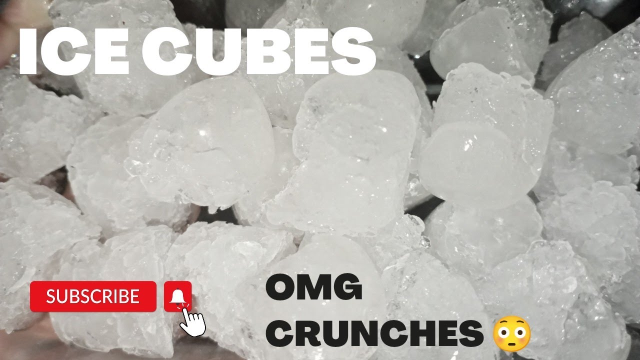 Ice Cubes | back to back Crunches 🤤| shaved ice cubes| Mouthwatering ...