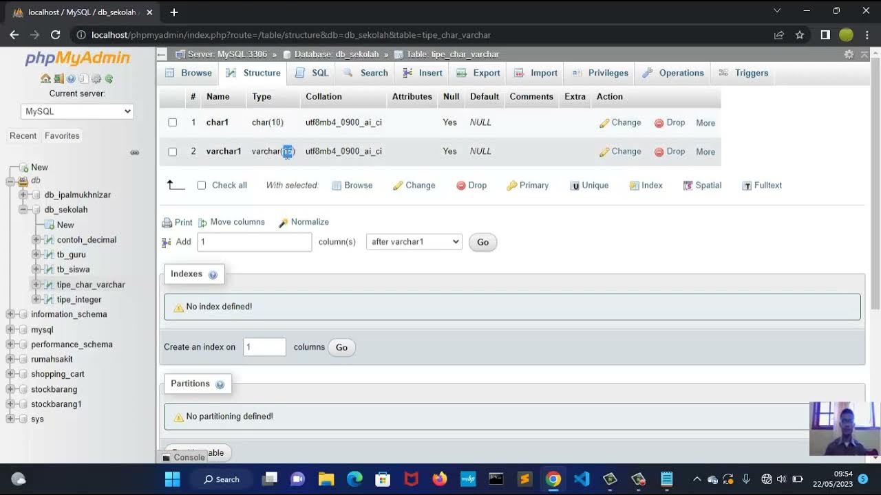 Tipe Data String pada MySQL - YouTube