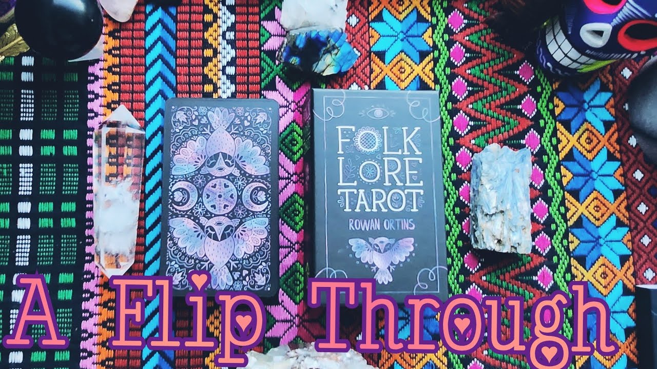 Folklore Tarot by Rowing Ortins 🍄 A brightly colored deck - YouTube