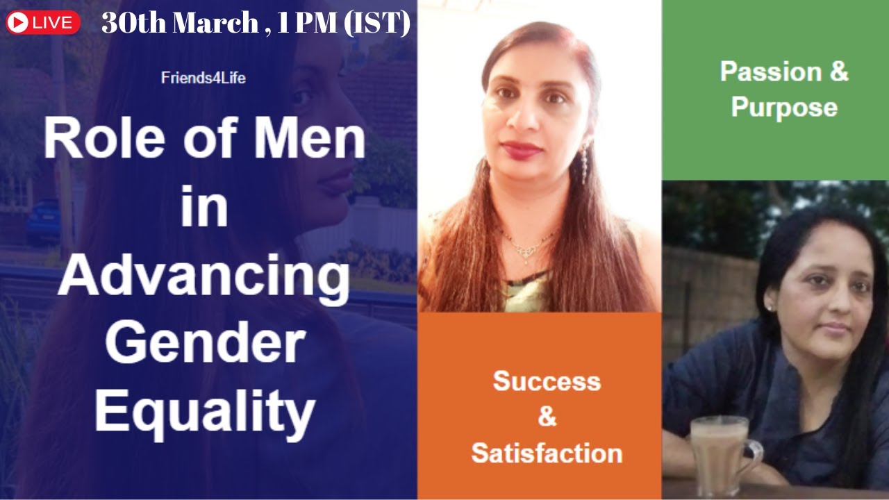 🔴 LIVE: How Men Can Support Gender Equality | A Conversation with Aman ...