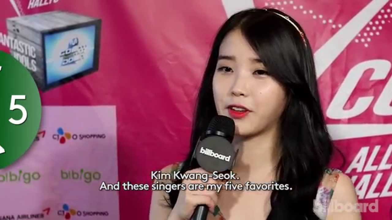 Gimme Five: IU Names Her 5 Favorite Singers - YouTube