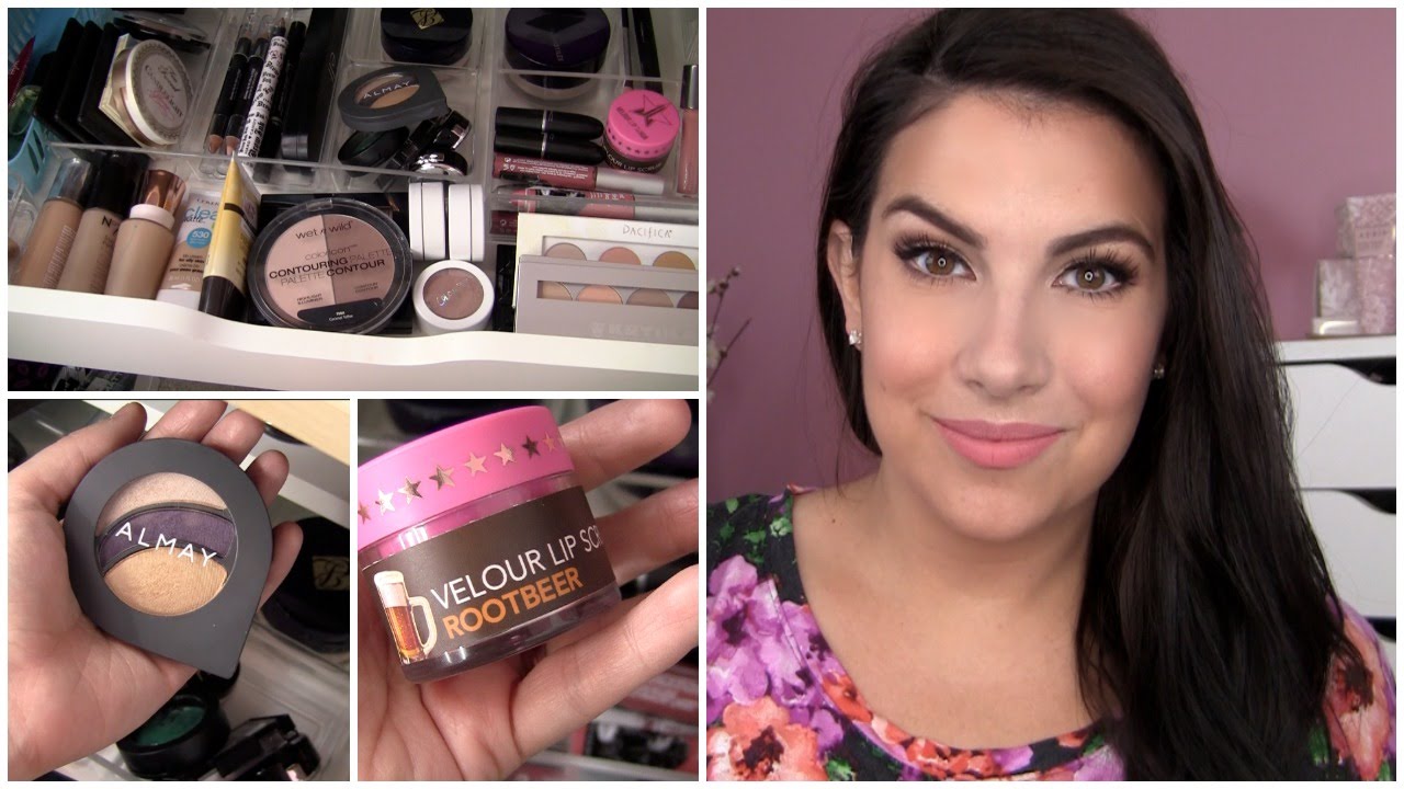 TOP MAKEUP DRAWER | Shop My Stash June 2016 - YouTube
