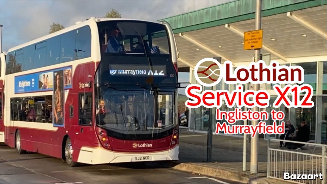 Lothian Buses Service X12 Ingliston to Murrayfield - E400MMC 650 ...