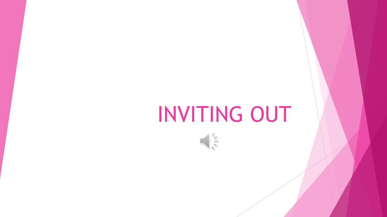 INVITING OUT - YouTube