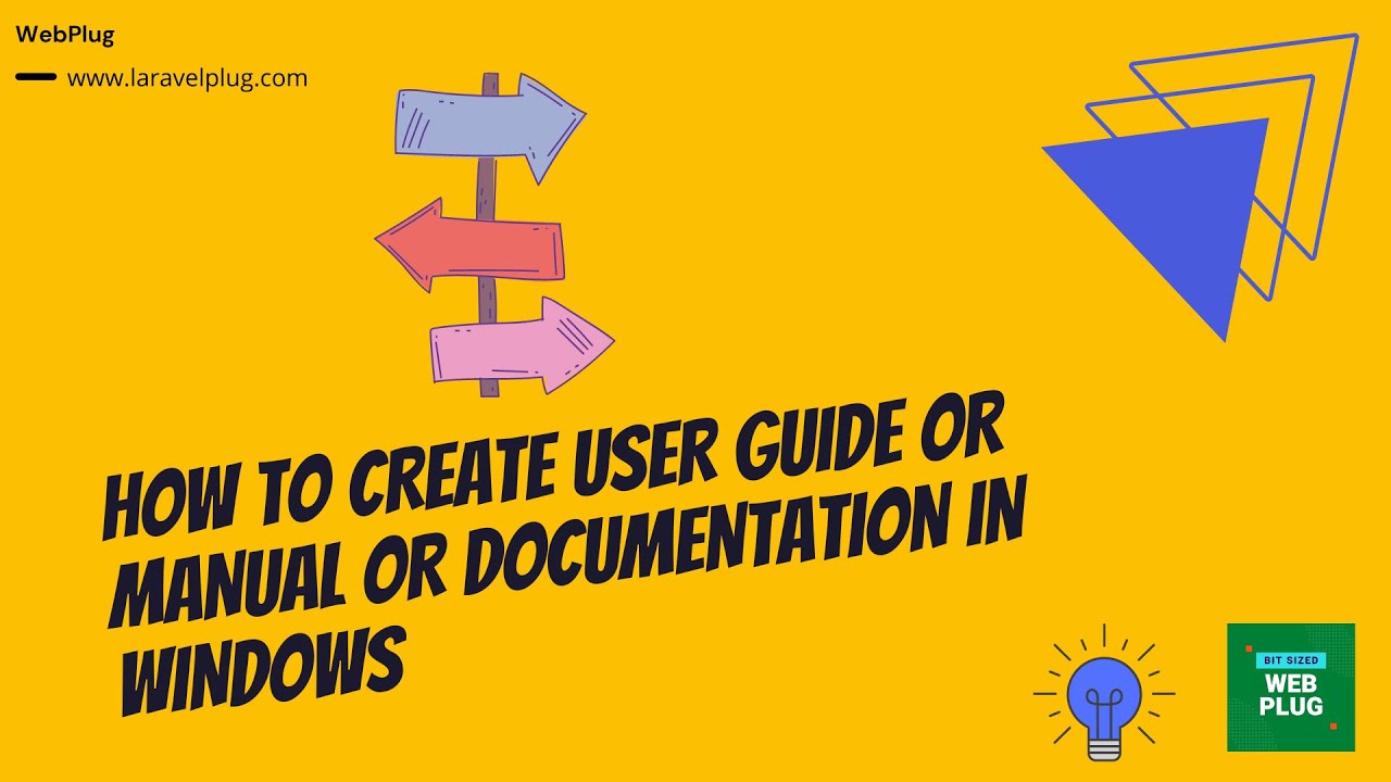 How To Easily Create User Guide Or Manual Or Documentation In Windows How To Easily Create User Guide Or Manual Or Documentation In Windows