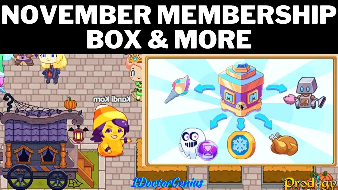 Breaking News: Halloween Fest is still ON: Prodigy NOVEMBER MEMBERSHIP ...